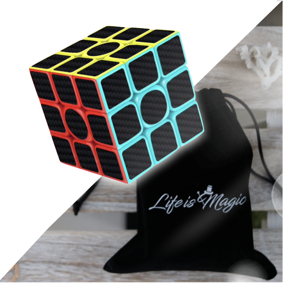Rubiku Kuubik (Süsinikkiud kleepsudega) – Life is Magic